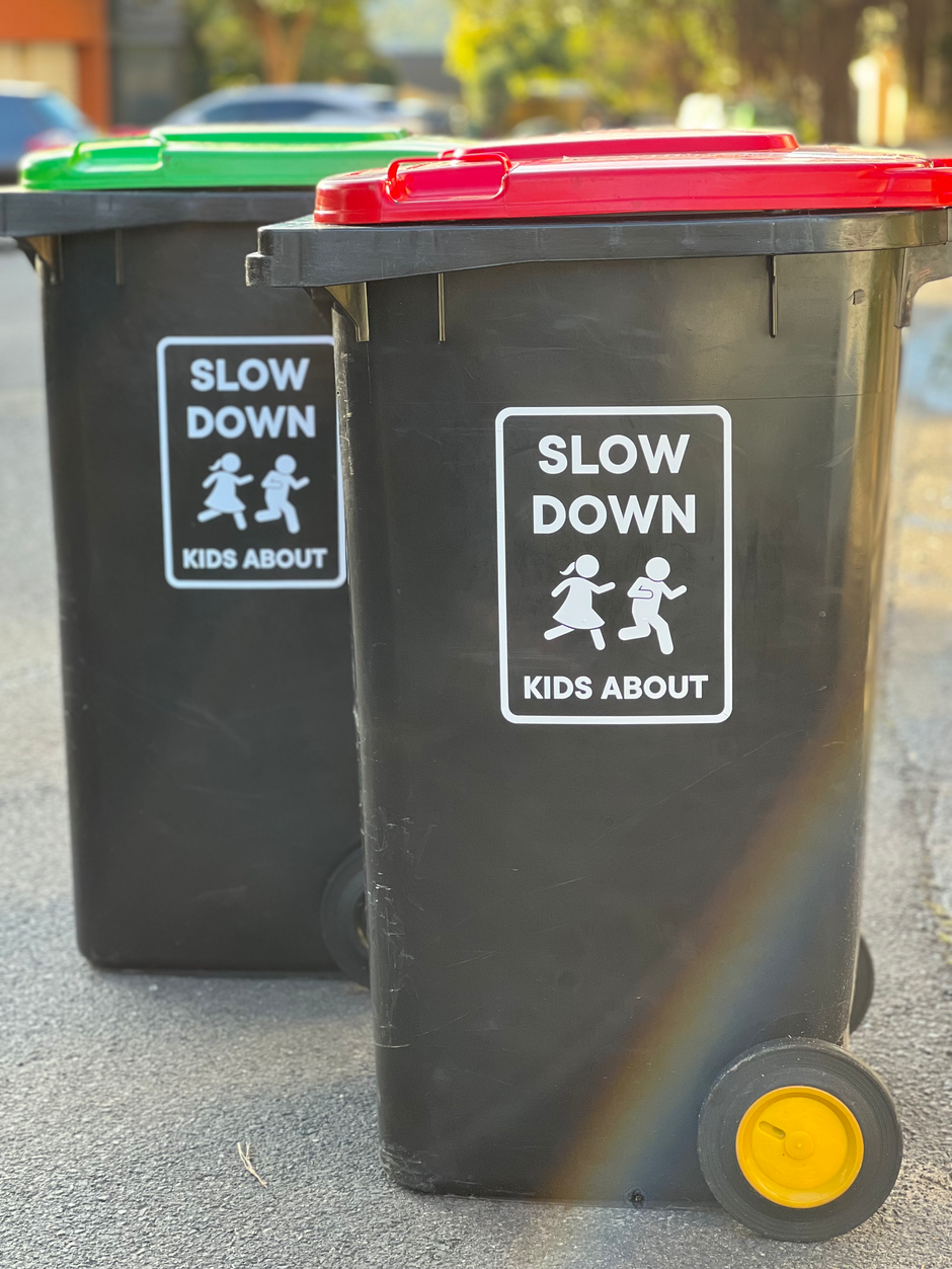 MyWheelie - custom vinyl sticker numbering for your wheelie bin