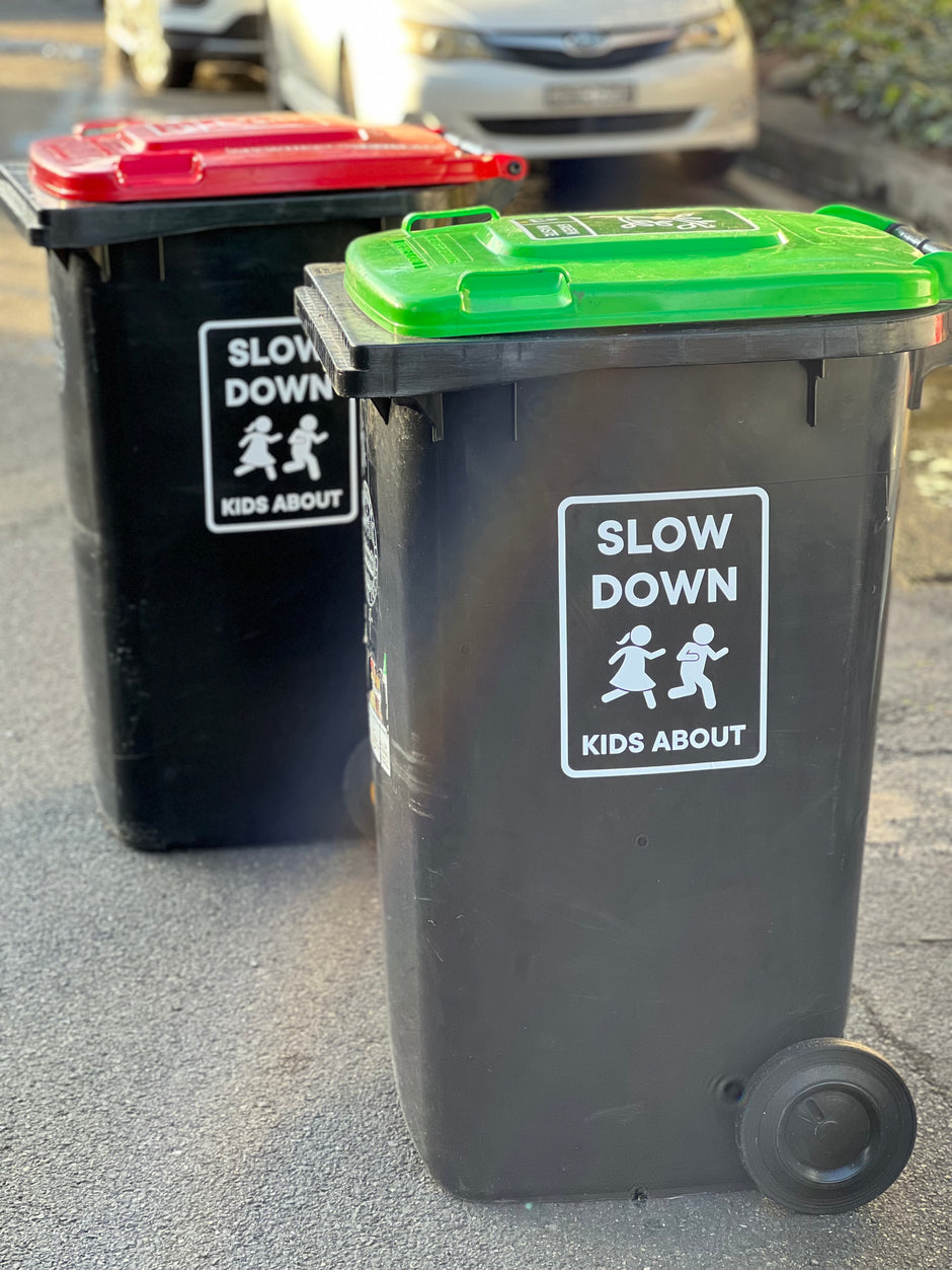 MyWheelie - custom vinyl sticker numbering for your wheelie bin